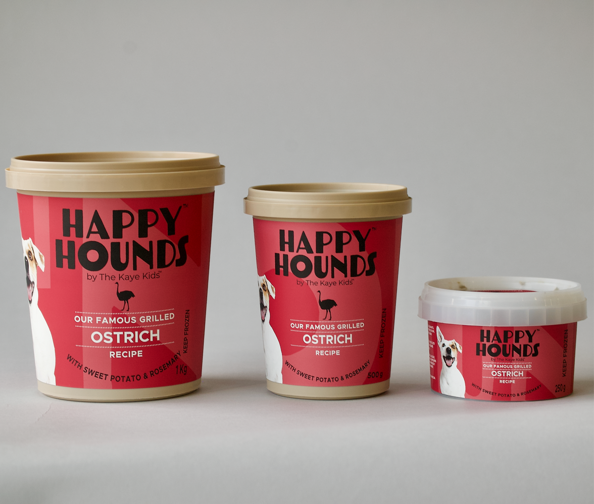 Hypoallergenic Ostrich Fresh Dog Food | Happy Hounds